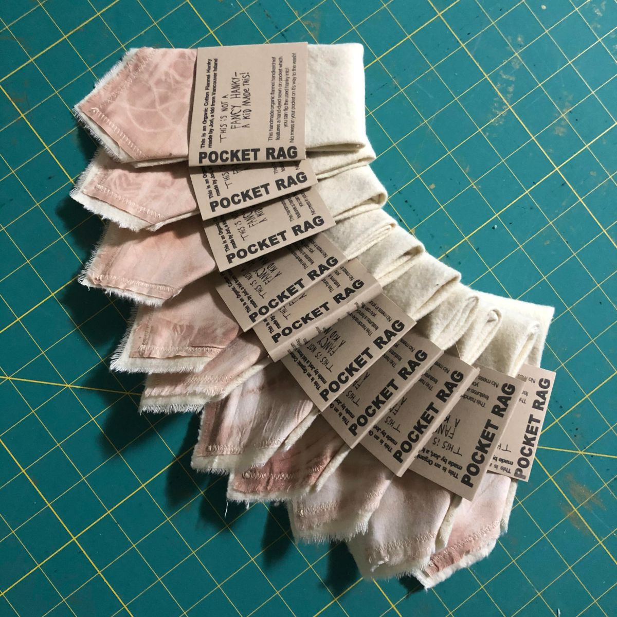 Pocket Rag – Organic Cotton Flannel All Purpose Pocket Cloths – Kidmade ...